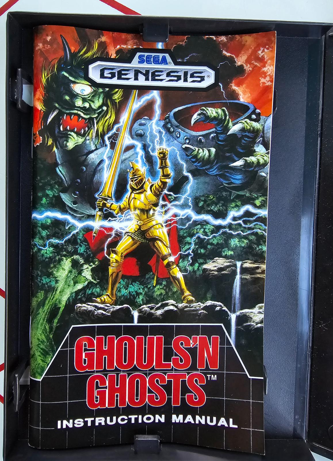 Ghouls 'N Ghosts | Item, Box, and Manual | Sega Genesis