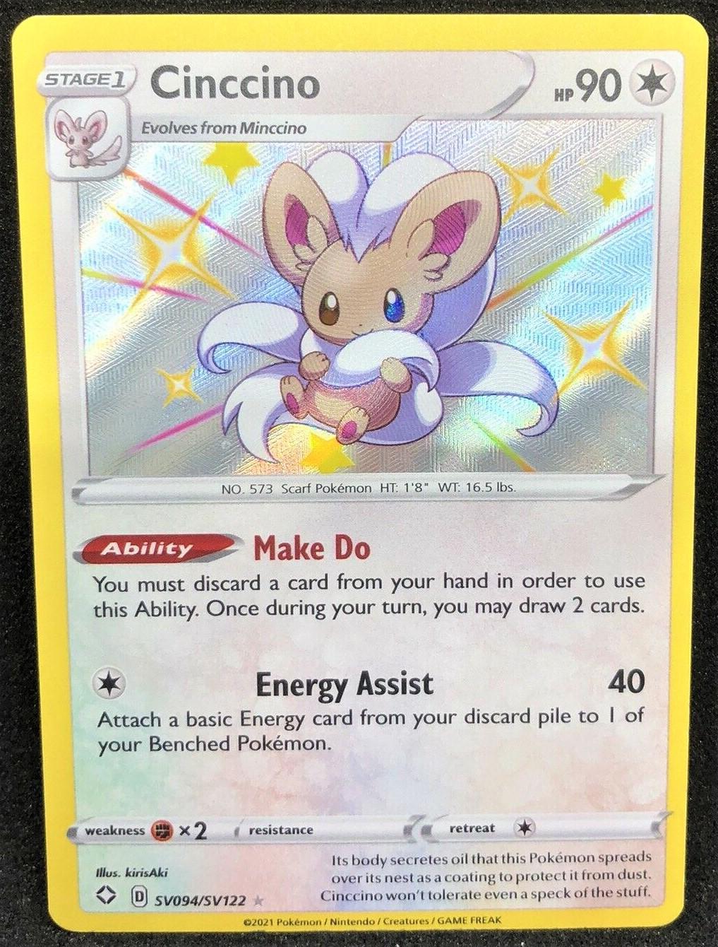 Cinccino #SV094 Prices | Pokemon Shining Fates | Pokemon Cards