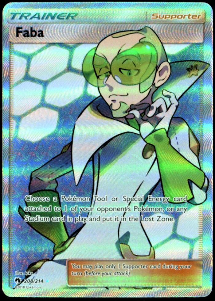 Faba #208 Prices | Pokemon Lost Thunder | Pokemon Cards