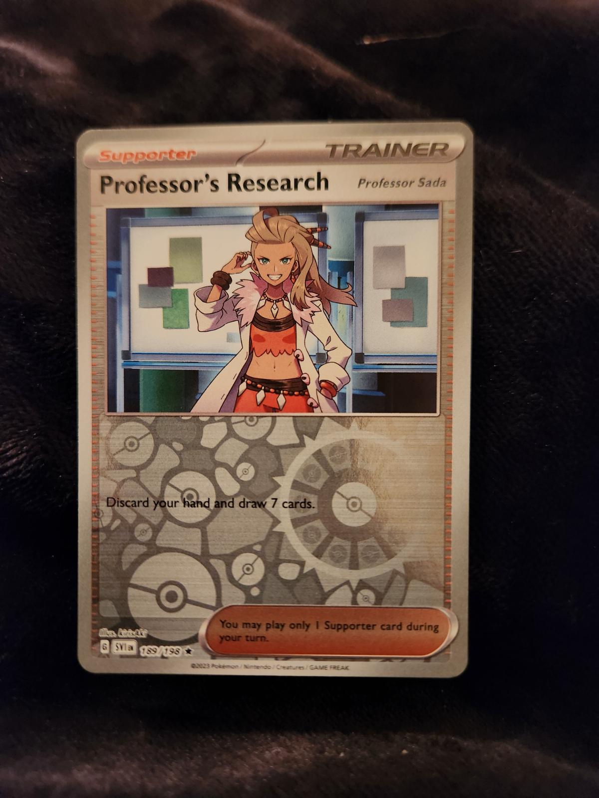 Professor's Research: Professor Sada [Reverse Holo] | Ungraded ...