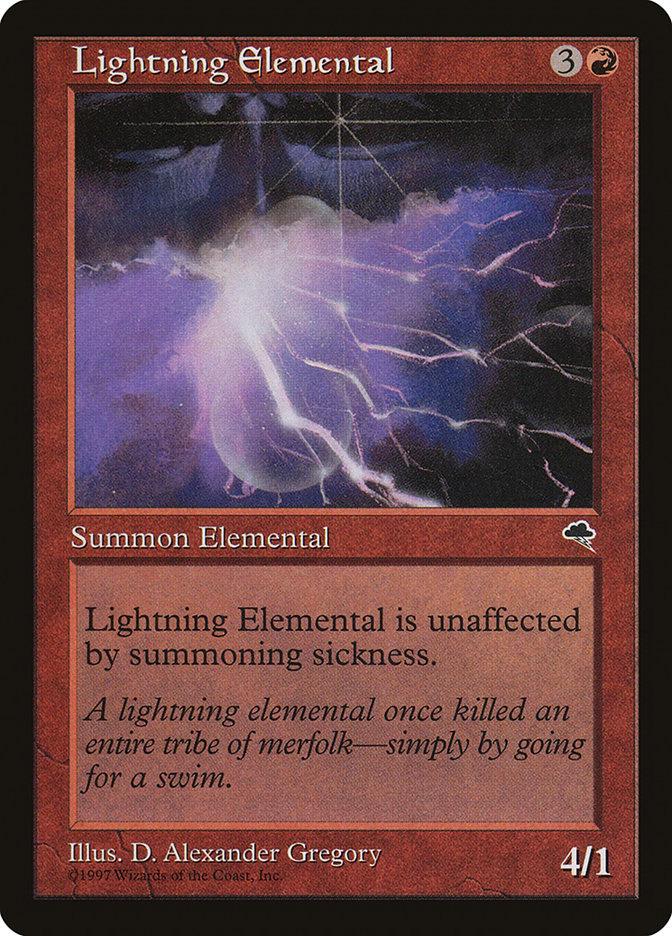 Lightning Elemental Prices | Magic Tempest | Magic Cards