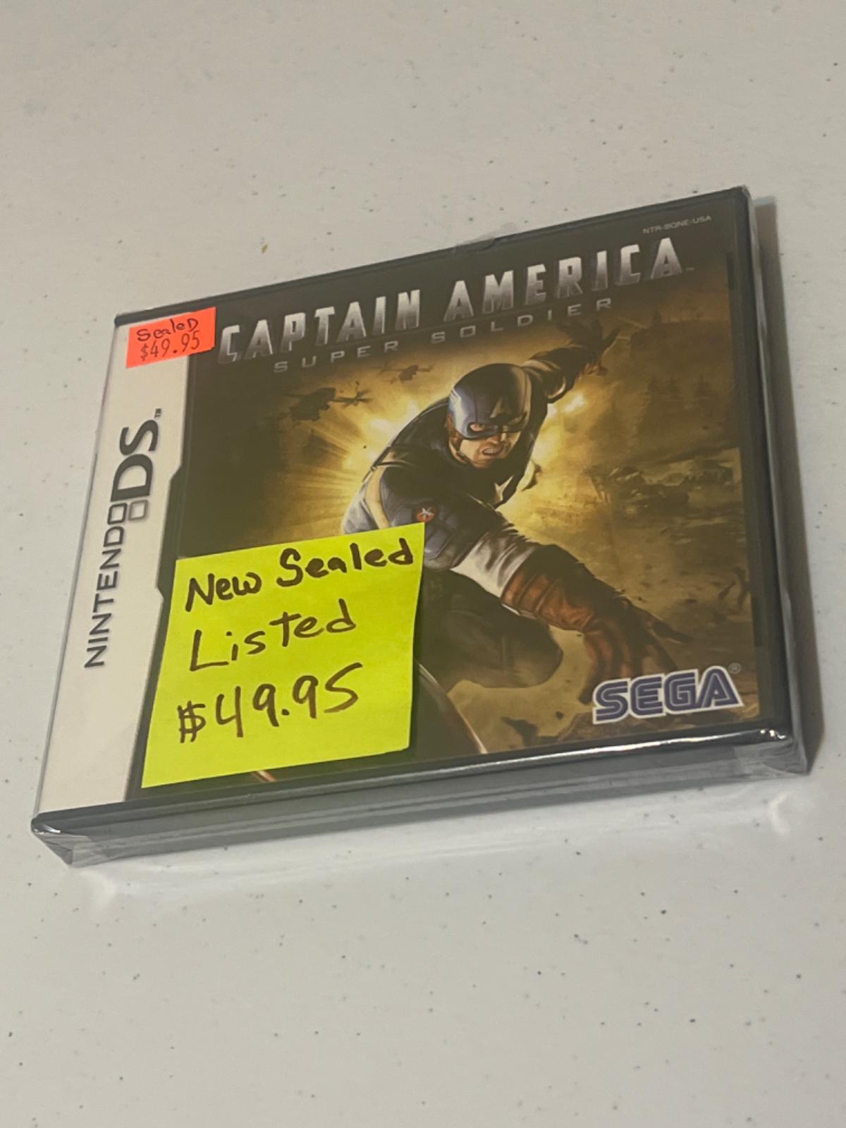Captain America: Super Soldier | New Item, Box, and Manual | Nintendo DS