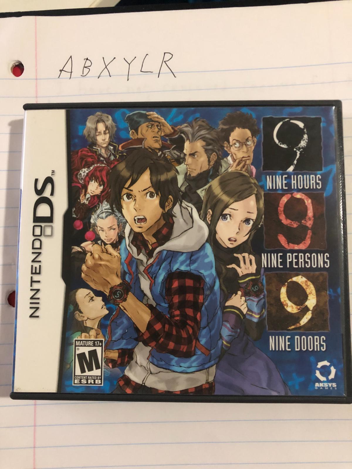 999: 9 Hours, 9 Persons, 9 Doors | Item, Box, and Manual | Nintendo DS