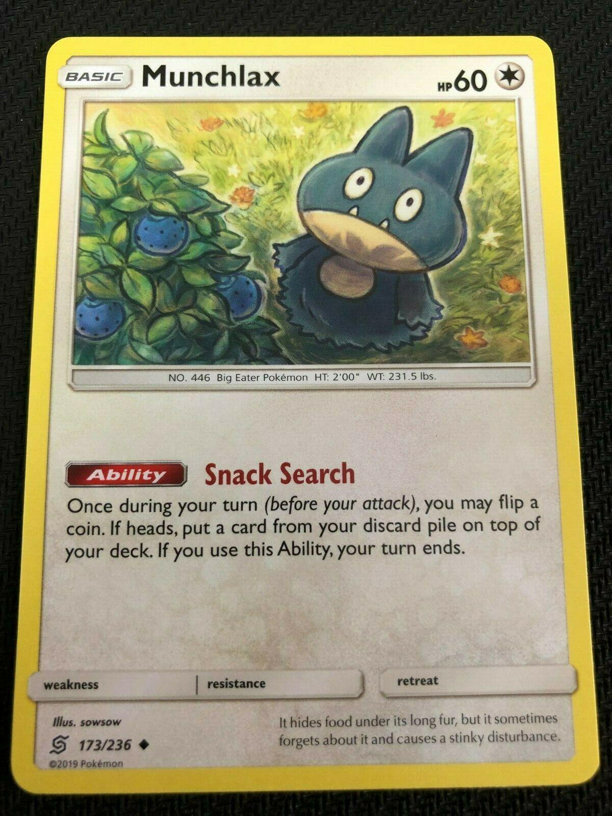 Munchlax #173 Prices | Pokemon Unified Minds | Pokemon Cards