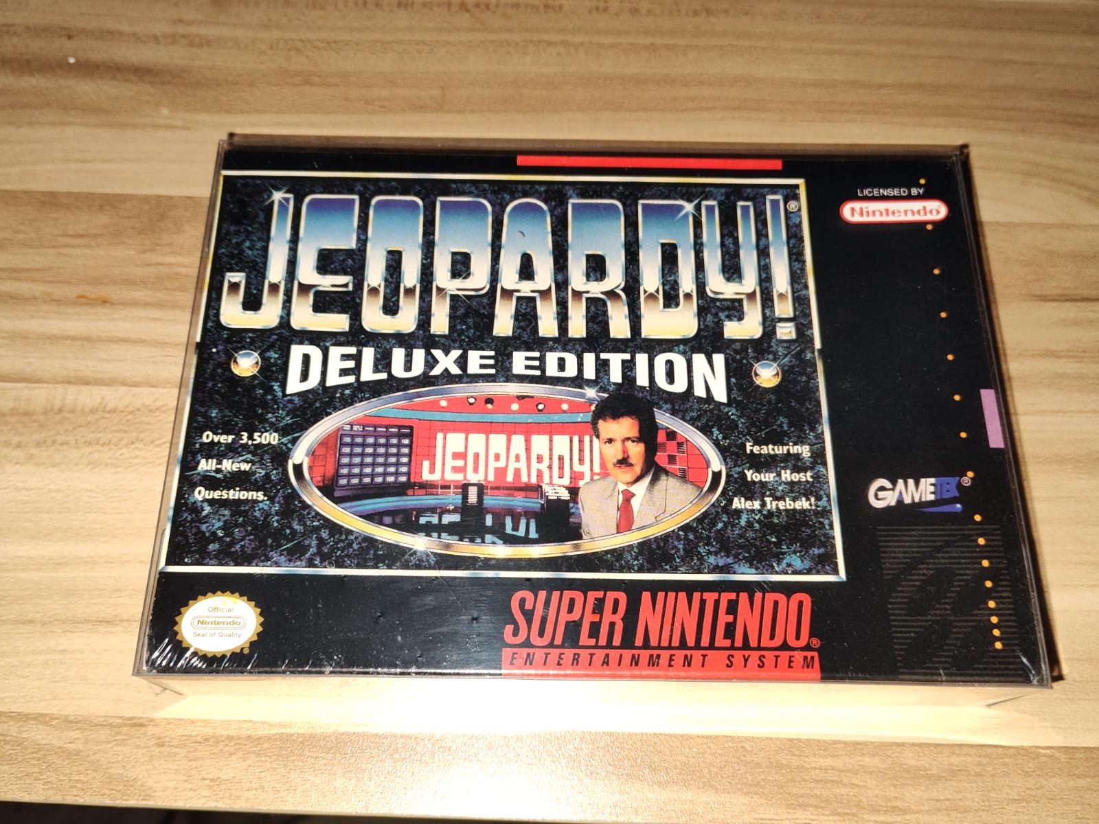 Jeopardy Deluxe Edition | New Item, Box, and Manual | Super Nintendo