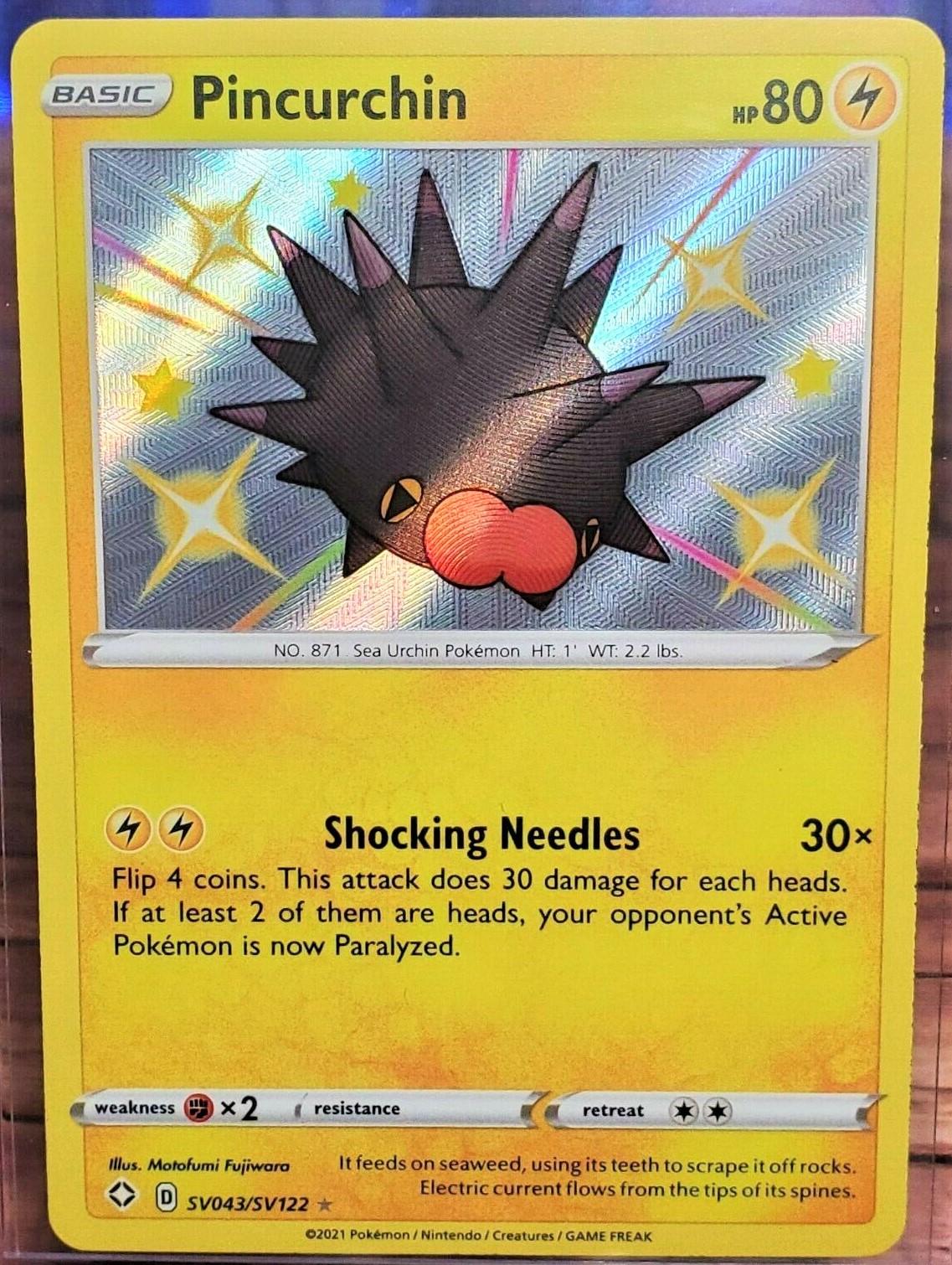 Pincurchin #SV043 Prices | Pokemon Shining Fates | Pokemon Cards