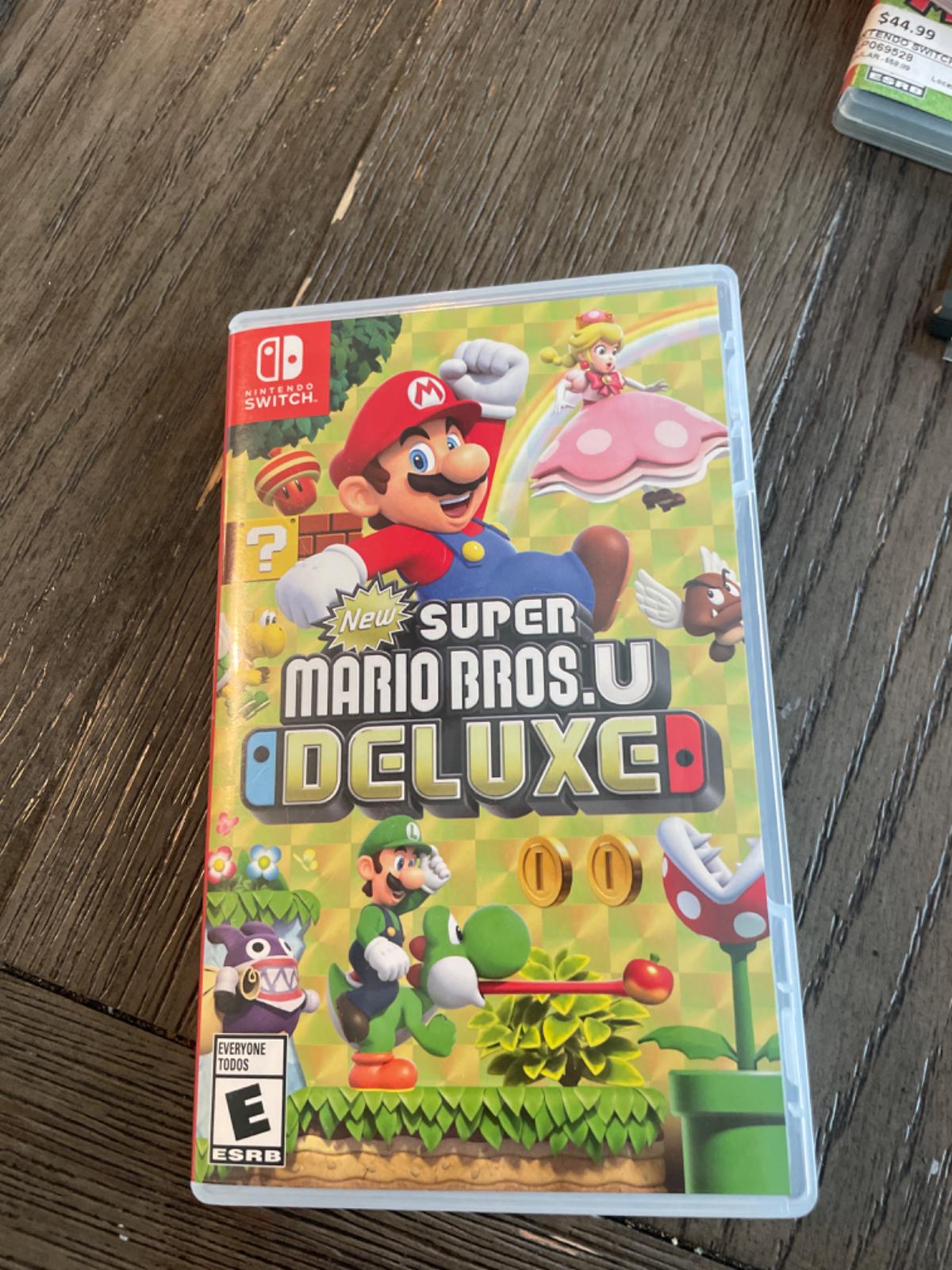 New Super Mario Bros U Deluxe | Item, Box, and Manual | Nintendo Switch