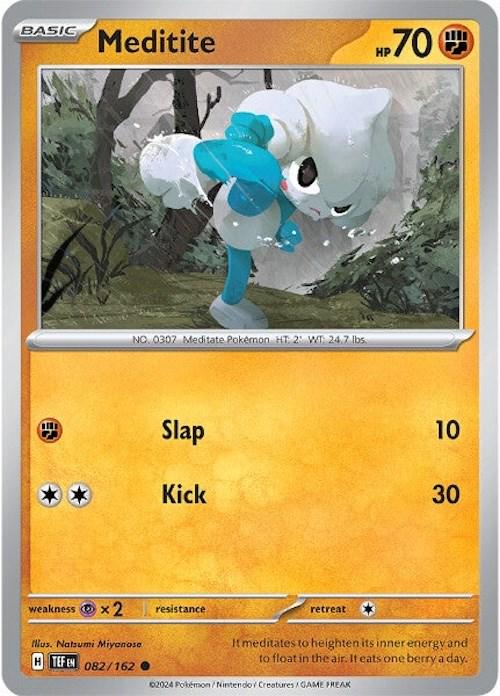 Meditite #82 Prices | Pokemon Temporal Forces | Pokemon Cards