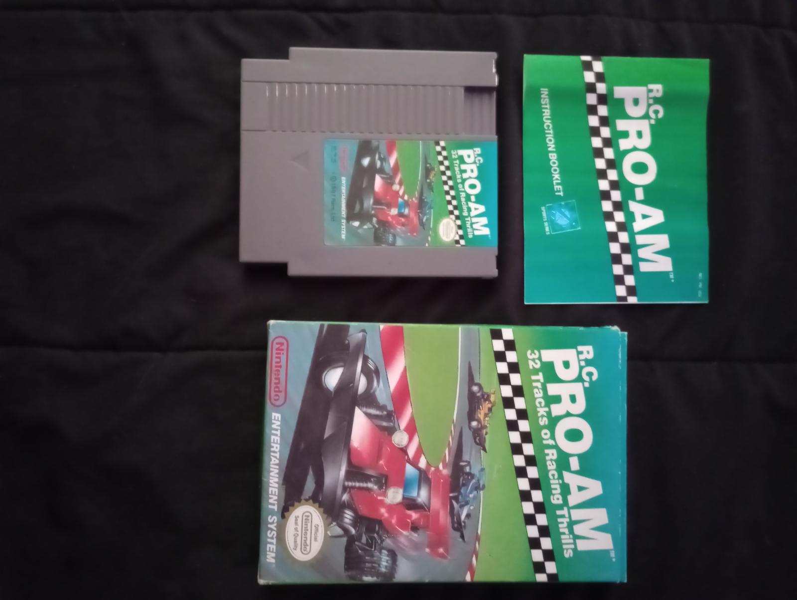 R.C. Pro-AM | Item, Box, and Manual | NES