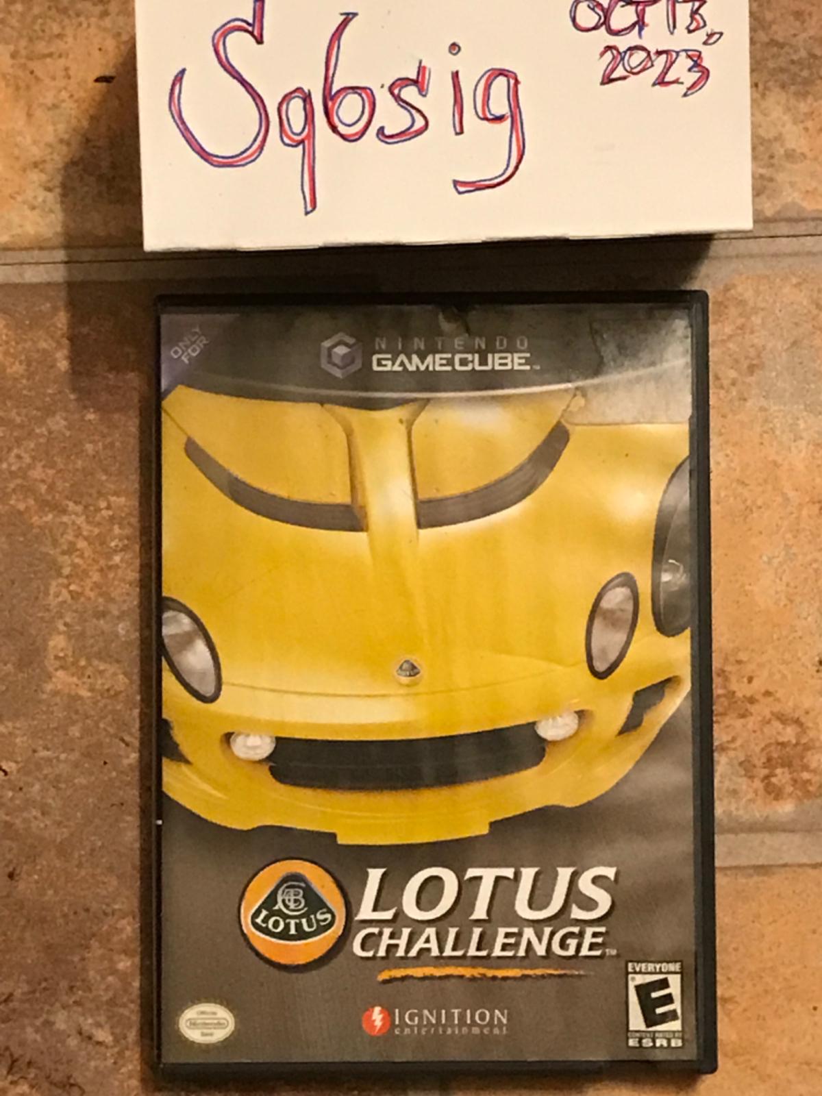 Lotus Challenge | Item, Box, and Manual | Gamecube
