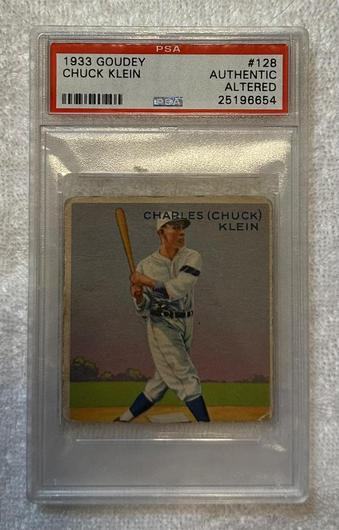 Chuck Klein | Graded 2 | 1933 Goudey