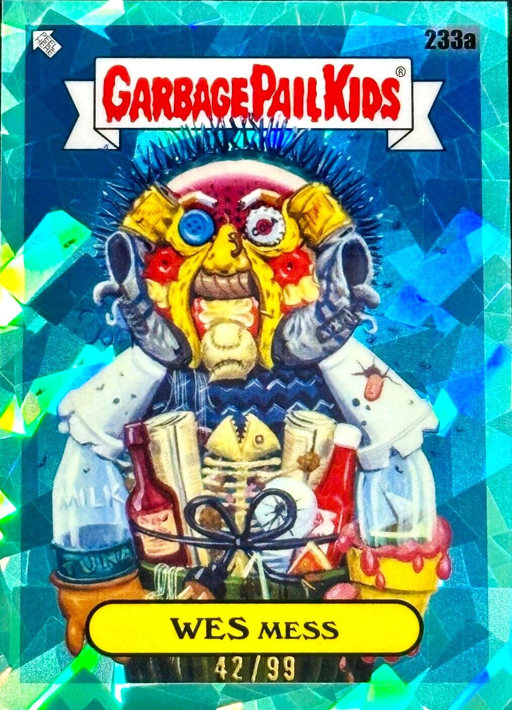 WES Mess [Aqua] #233a Prices | Garbage Pail Kids 2023 Sapphire | GPK Cards