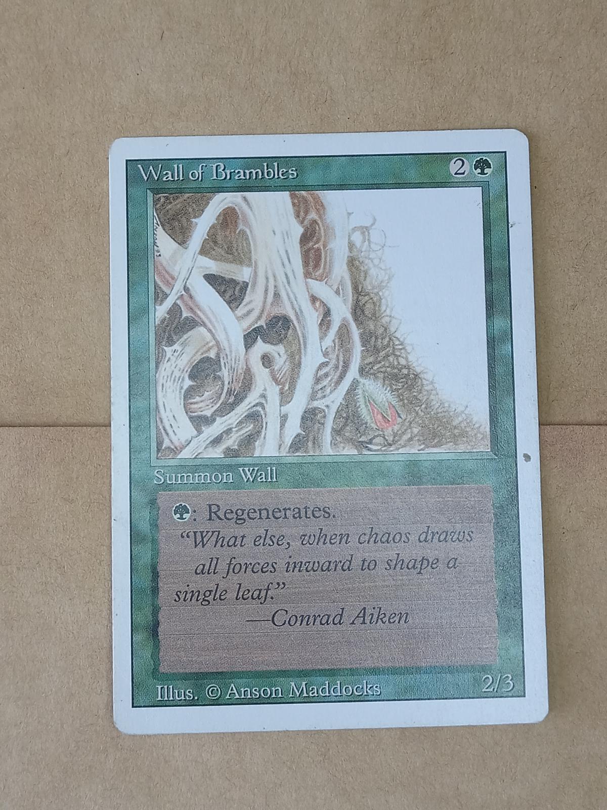Wall of Brambles | Ungraded | Magic Revised