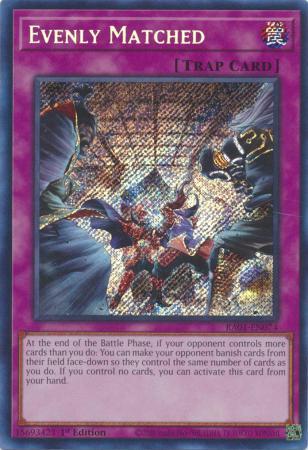Evenly Matched [Secret Rare] RA01-EN074 Prices | YuGiOh 25th ...