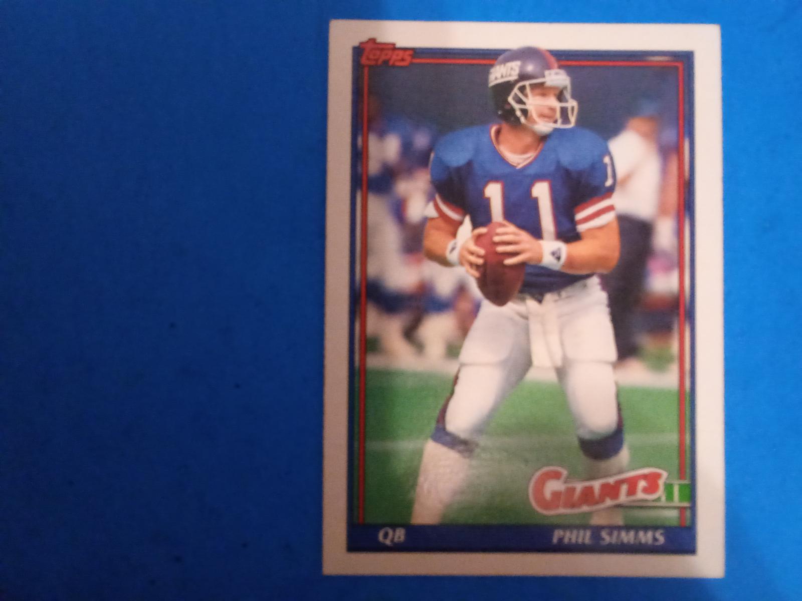 Phil Simms | Ungraded | 1991 Topps