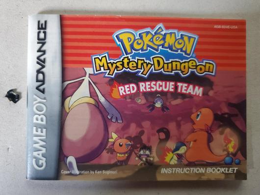 Pokemon Mystery Dungeon Red Rescue Team | Manual only | GameBoy Advance