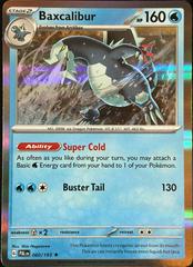 Baxcaliber [Holo] #60 Prices | Pokemon Paldea Evolved | Pokemon Cards