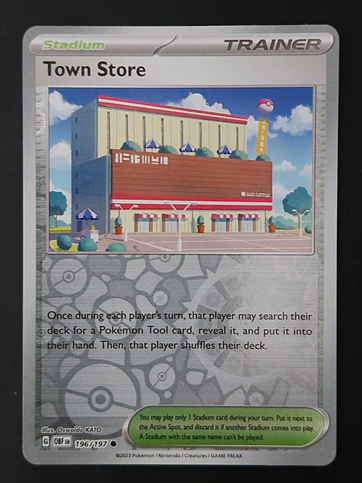 Town Store #196 Prices | Pokemon Obsidian Flames | Pokemon Cards