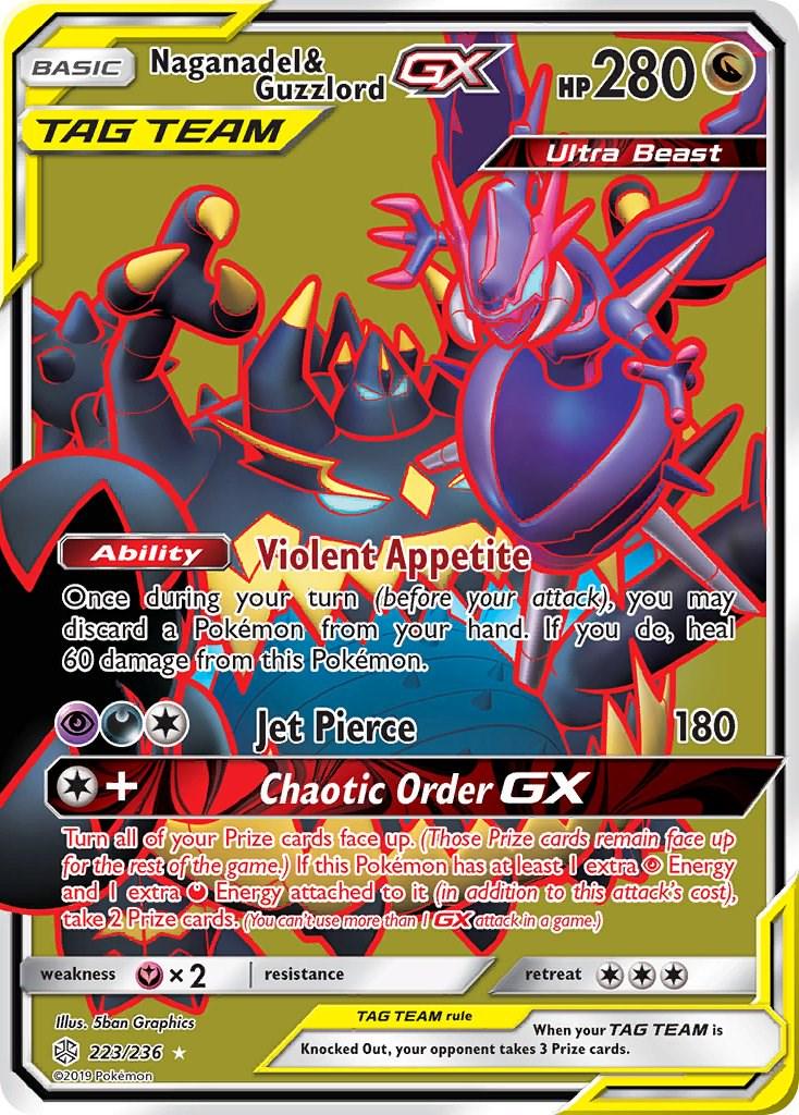 Naganadel & Guzzlord GX #223 Prices | Pokemon Cosmic Eclipse | Pokemon ...