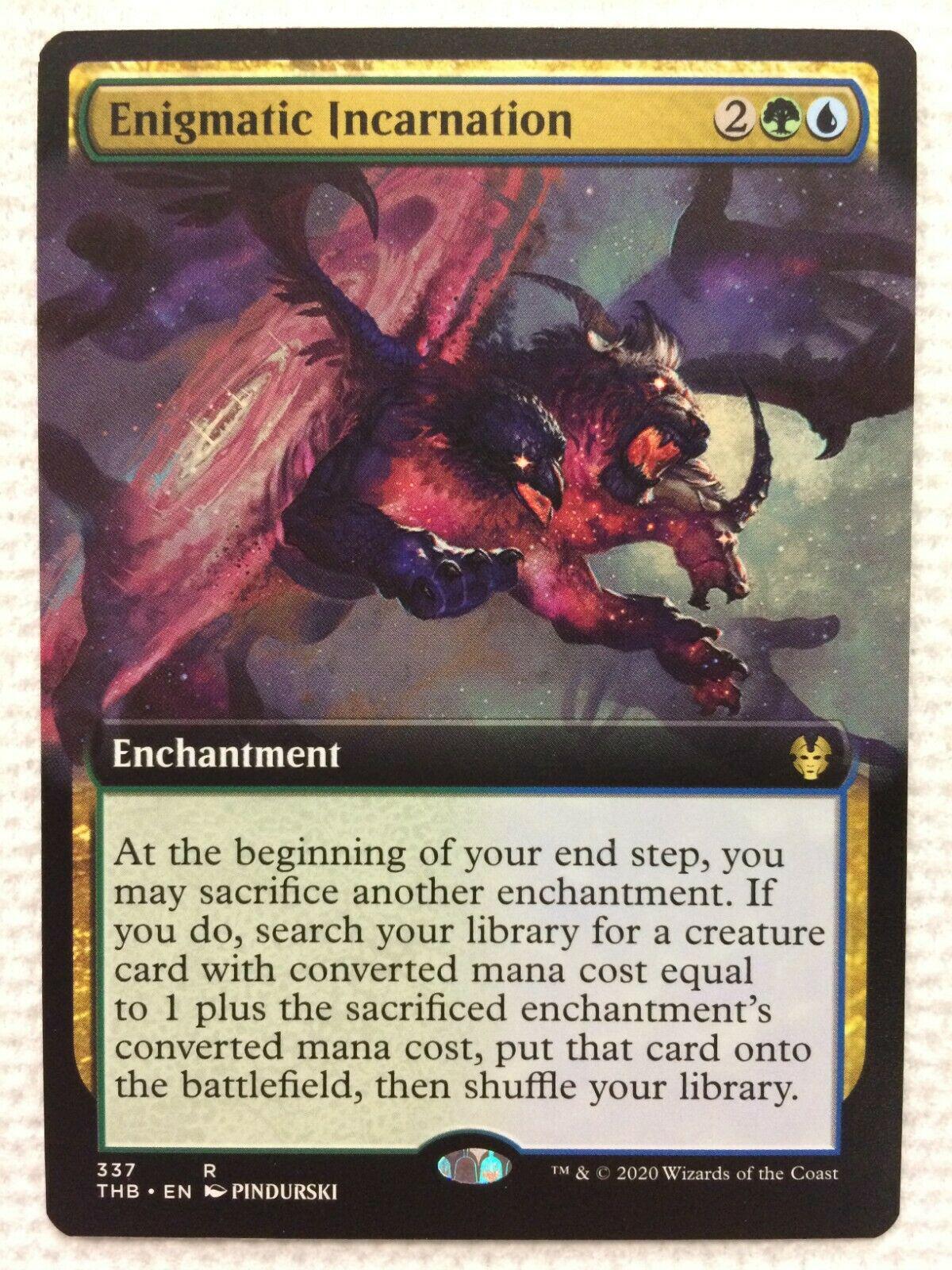 Enigmatic Incarnation [Extended Art] Prices | Magic Theros Beyond Death ...