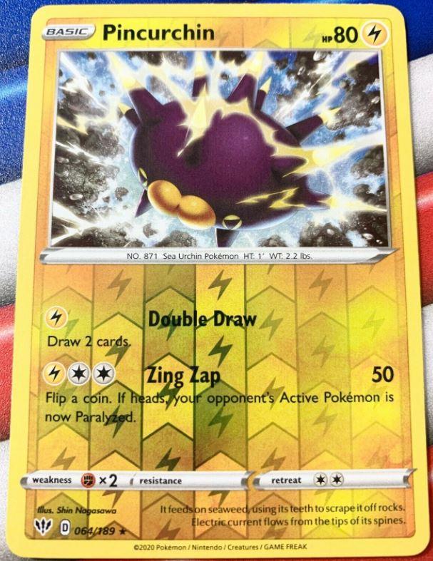 Pincurchin [Reverse Holo] #64 Prices | Pokemon Darkness Ablaze ...