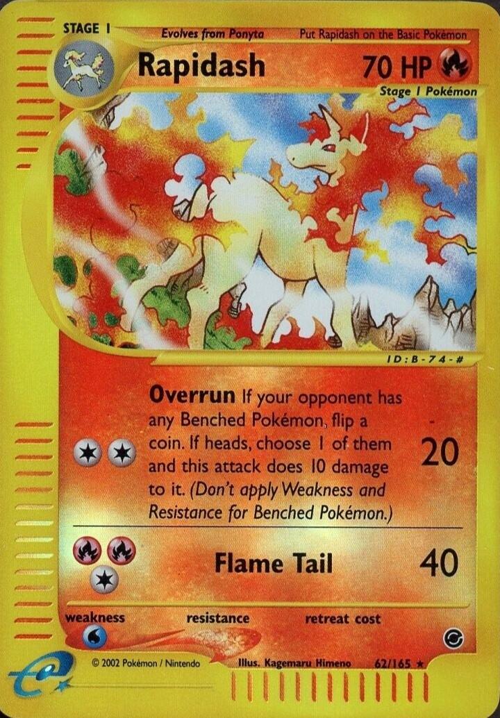 Rapidash [Reverse Holo] #62 Prices | Pokemon Expedition | Pokemon Cards
