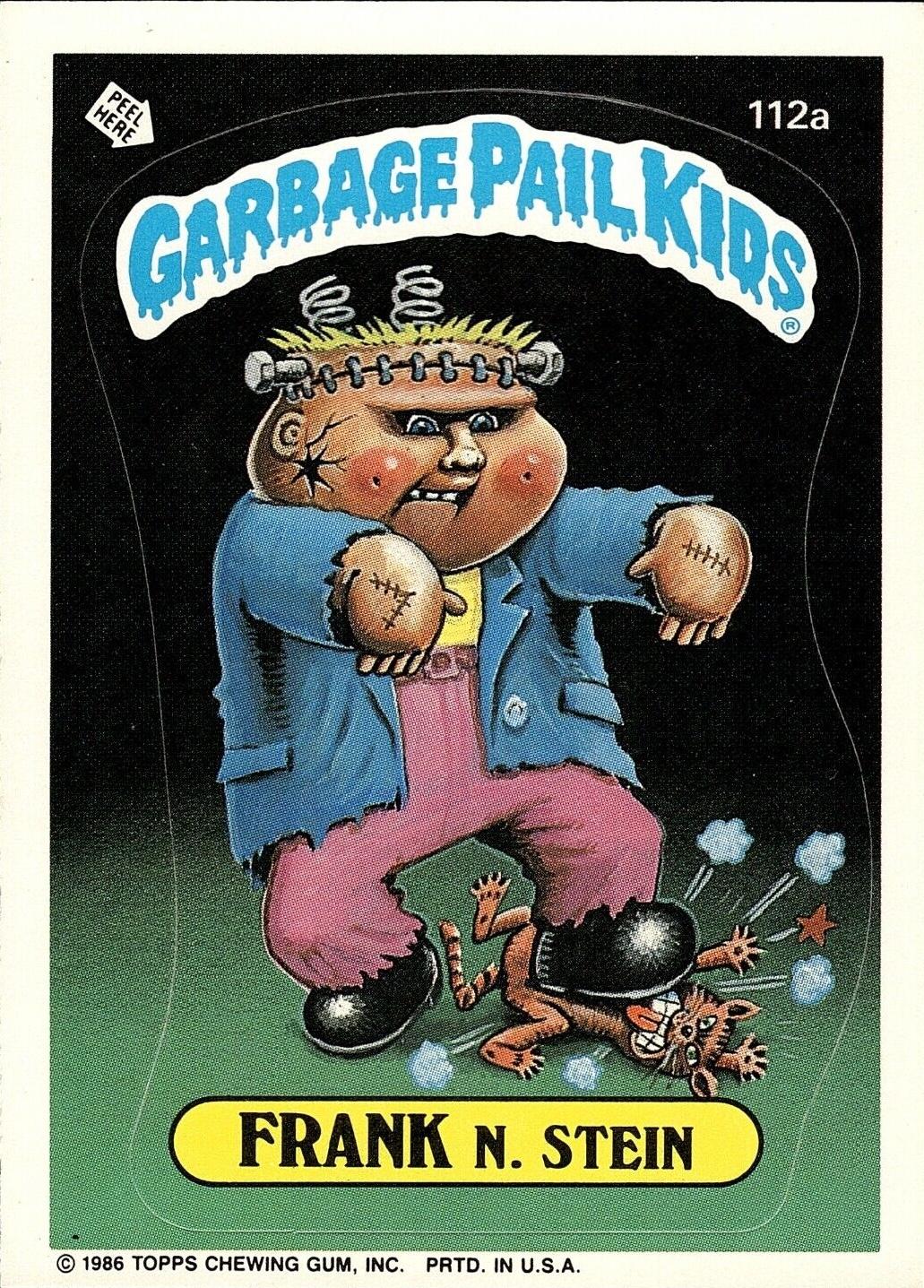 FRANK N. Stein #112a Prices | 1986 Garbage Pail Kids | GPK Cards