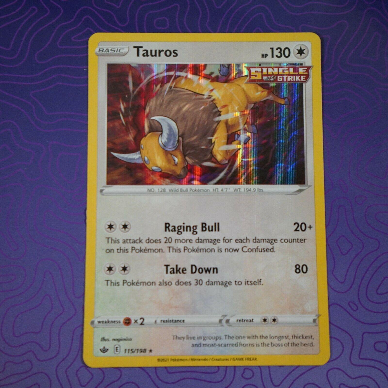 Tauros #115 Prices | Pokemon Chilling Reign | Pokemon Cards