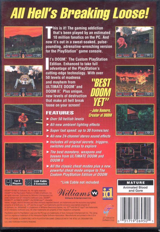 Doom [Long Box] Prices Playstation | Compare Loose, CIB & New Prices