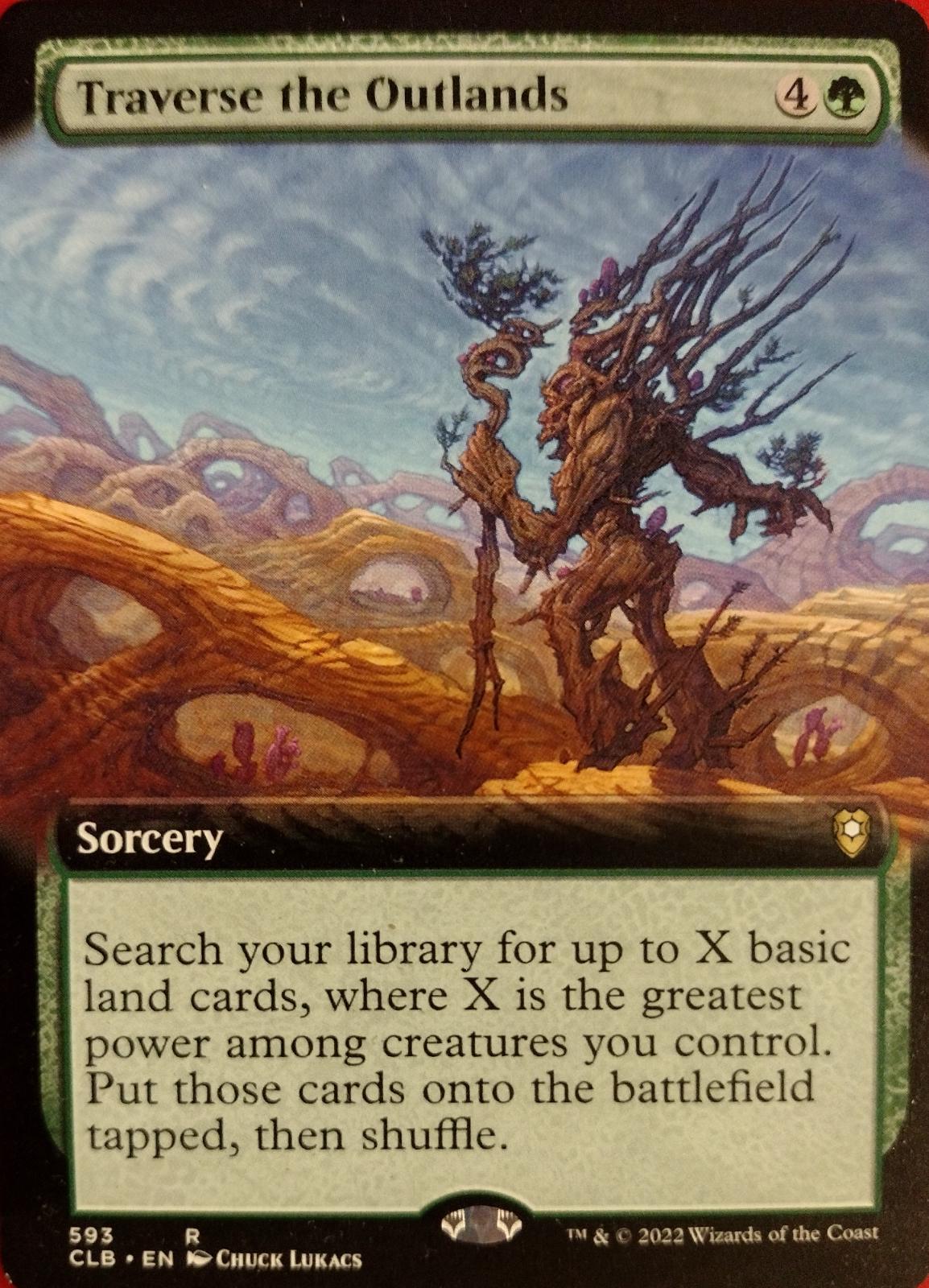 Traverse the Outlands [Extended Art] #593 Prices | Magic Commander ...