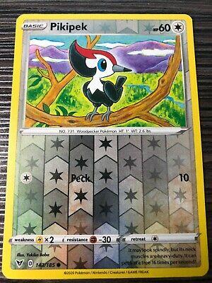 Pikipek [Reverse Holo] #143 Prices | Pokemon Vivid Voltage | Pokemon Cards
