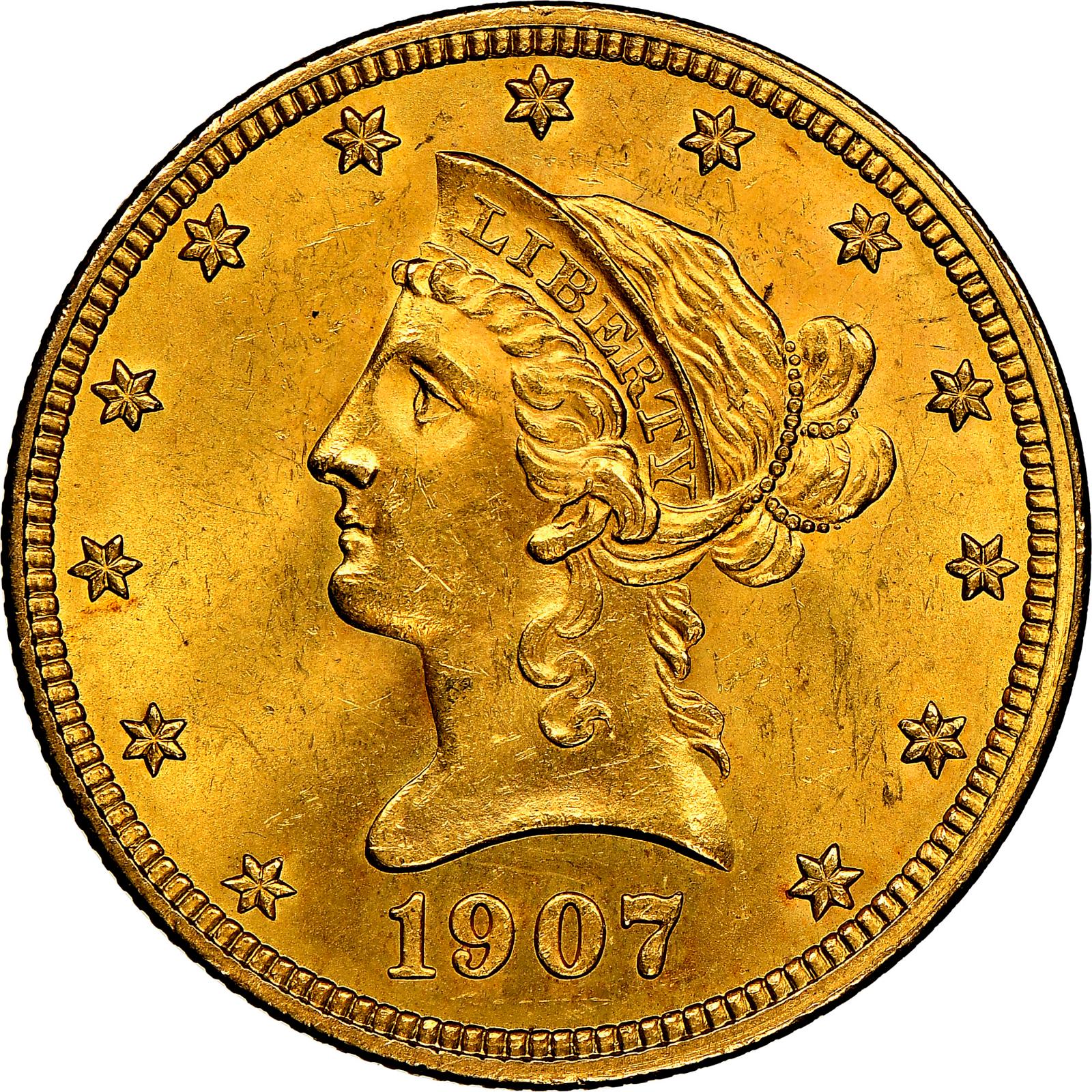 1907 Liberty Head Gold Eagle Prices | Ungraded, NGC, PCGS Values