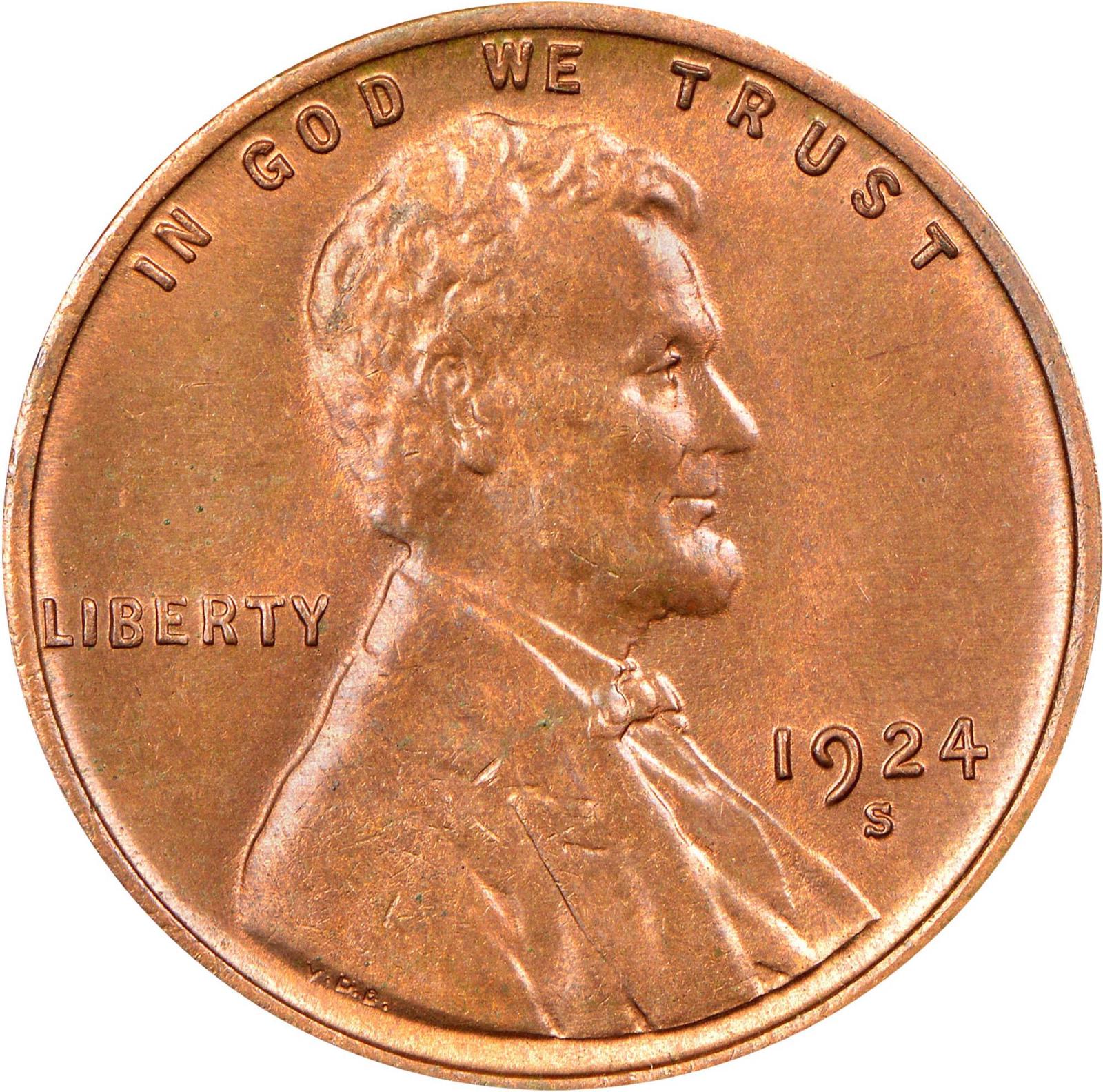 1924 S Lincoln Wheat Penny Prices | Ungraded, NGC, PCGS Values