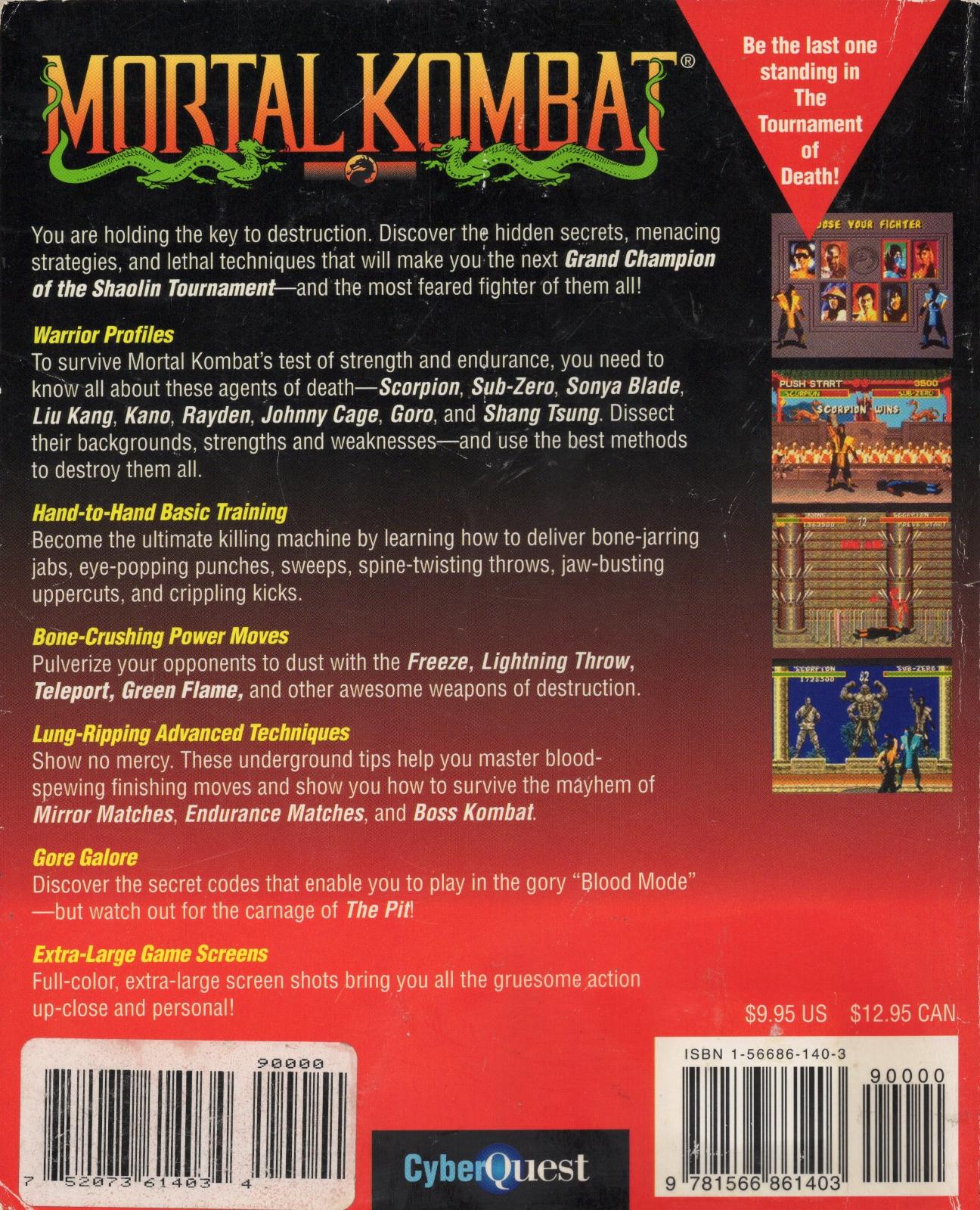 Mortal Kombat Fighters Kompanion Prices Strategy Guide | Compare Loose ...