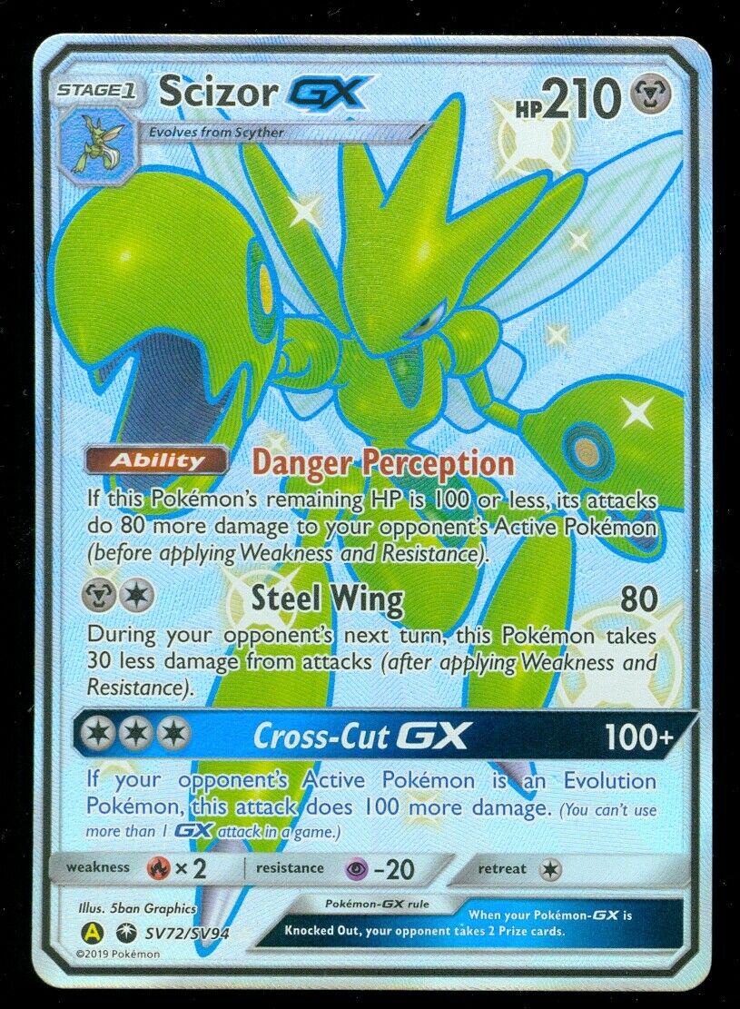Scizor GX #SV72 Prices | Pokemon Hidden Fates | Pokemon Cards