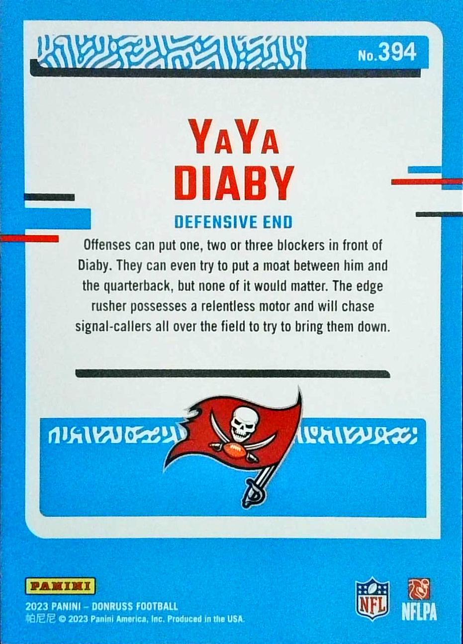 YaYa Diaby #394 Prices [Rookie] | 2023 Panini Donruss | Football Cards