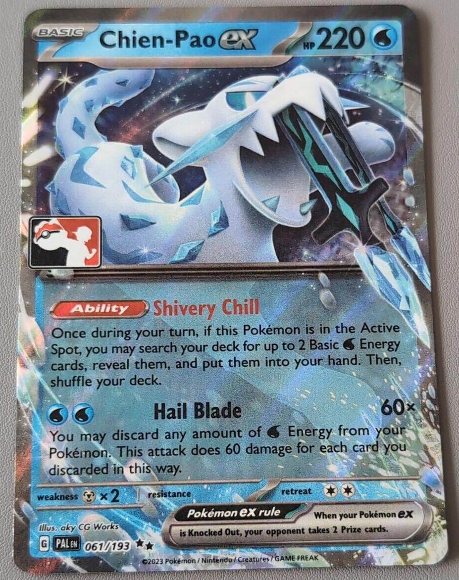 Chien-Pao [Prize Pack] #61 Preise | Pokemon Paldea Evolved | Pokemon Karten