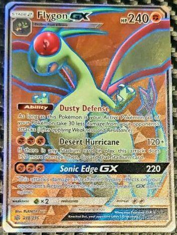 Flygon GX #218 Prices | Pokemon Cosmic Eclipse | Pokemon Cards
