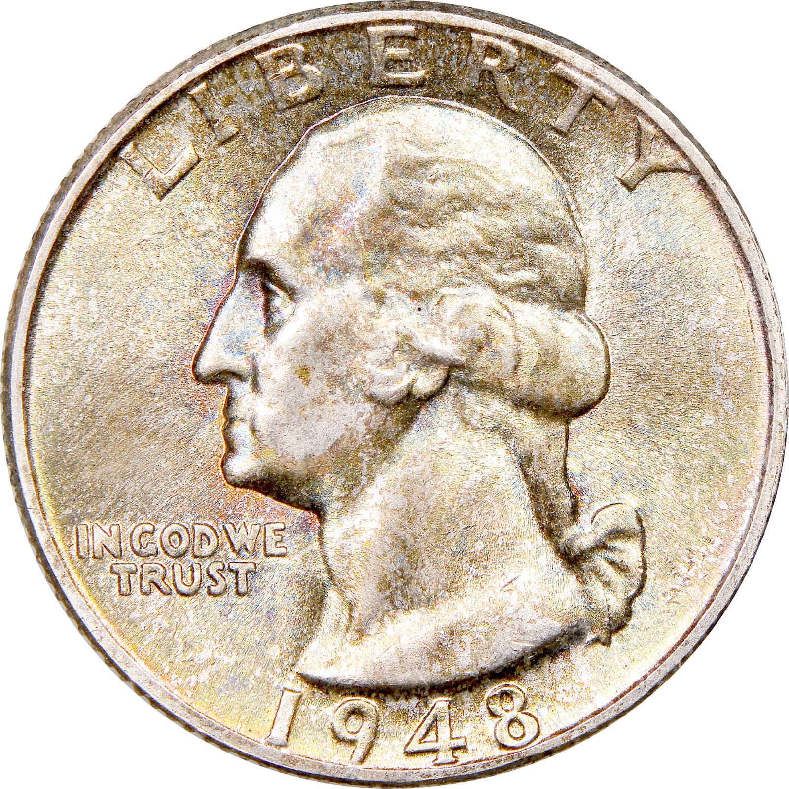1948 Washington Quarter Prices | Ungraded, NGC, PCGS Values