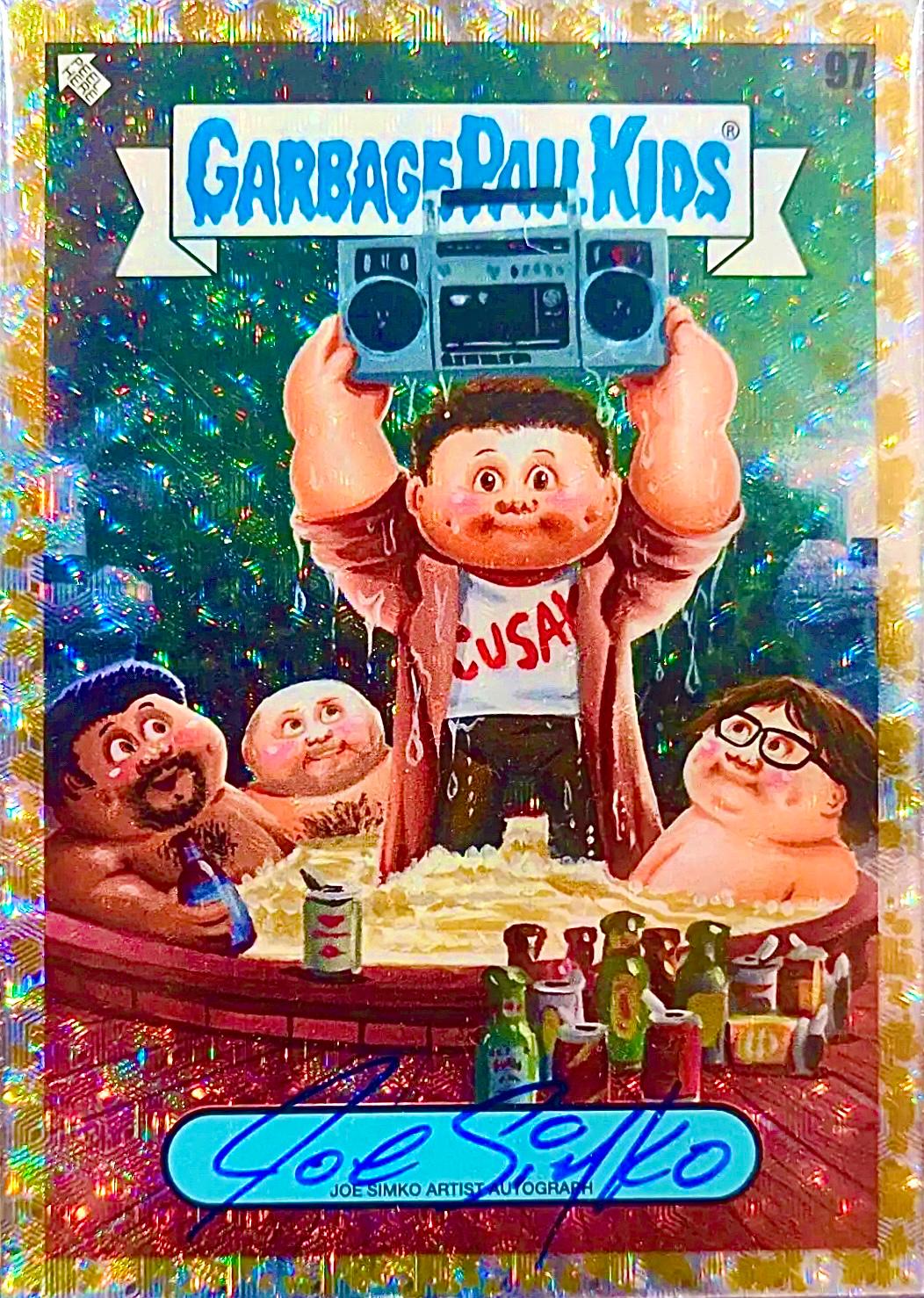 Scott Tub Time Machine [Foilfractor Autograph] #97 Prices | Garbage ...