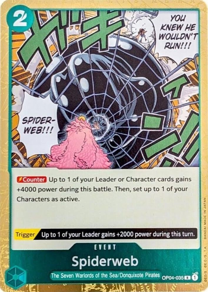 Spiderweb OP04-035 Prices | One Piece Kingdoms of Intrigue | One Piece ...