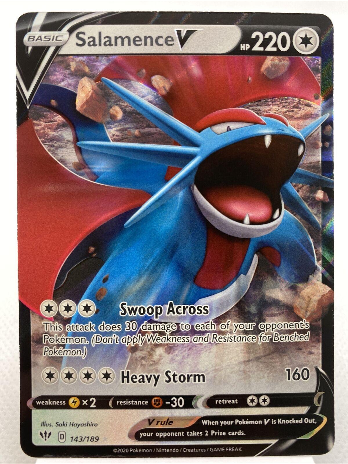 Salamence V #143 Prices | Pokemon Darkness Ablaze | Pokemon Cards