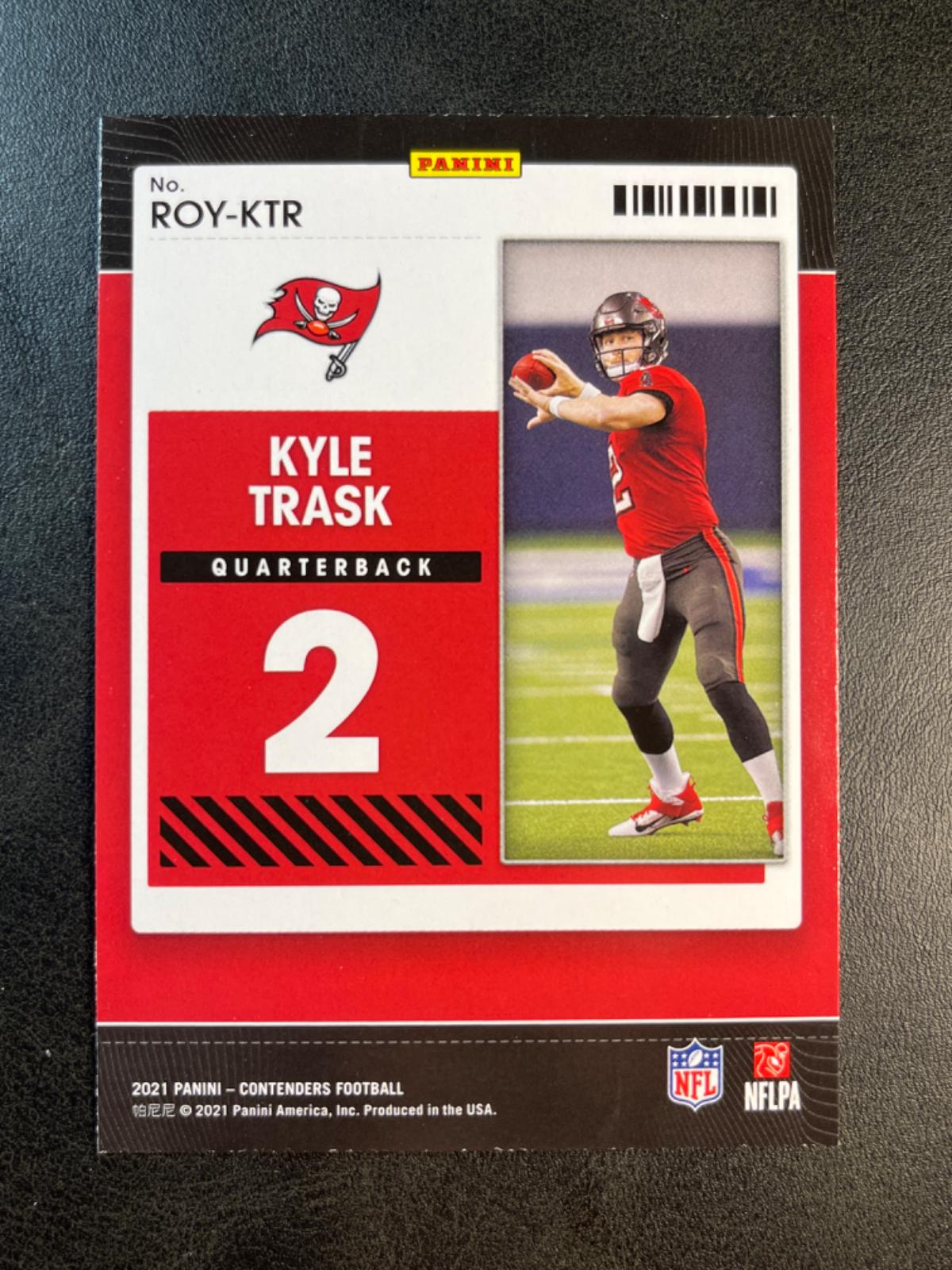 Kyle Trask #ROY-KTR Prices | 2021 Panini Contenders Rookie of the Year ...