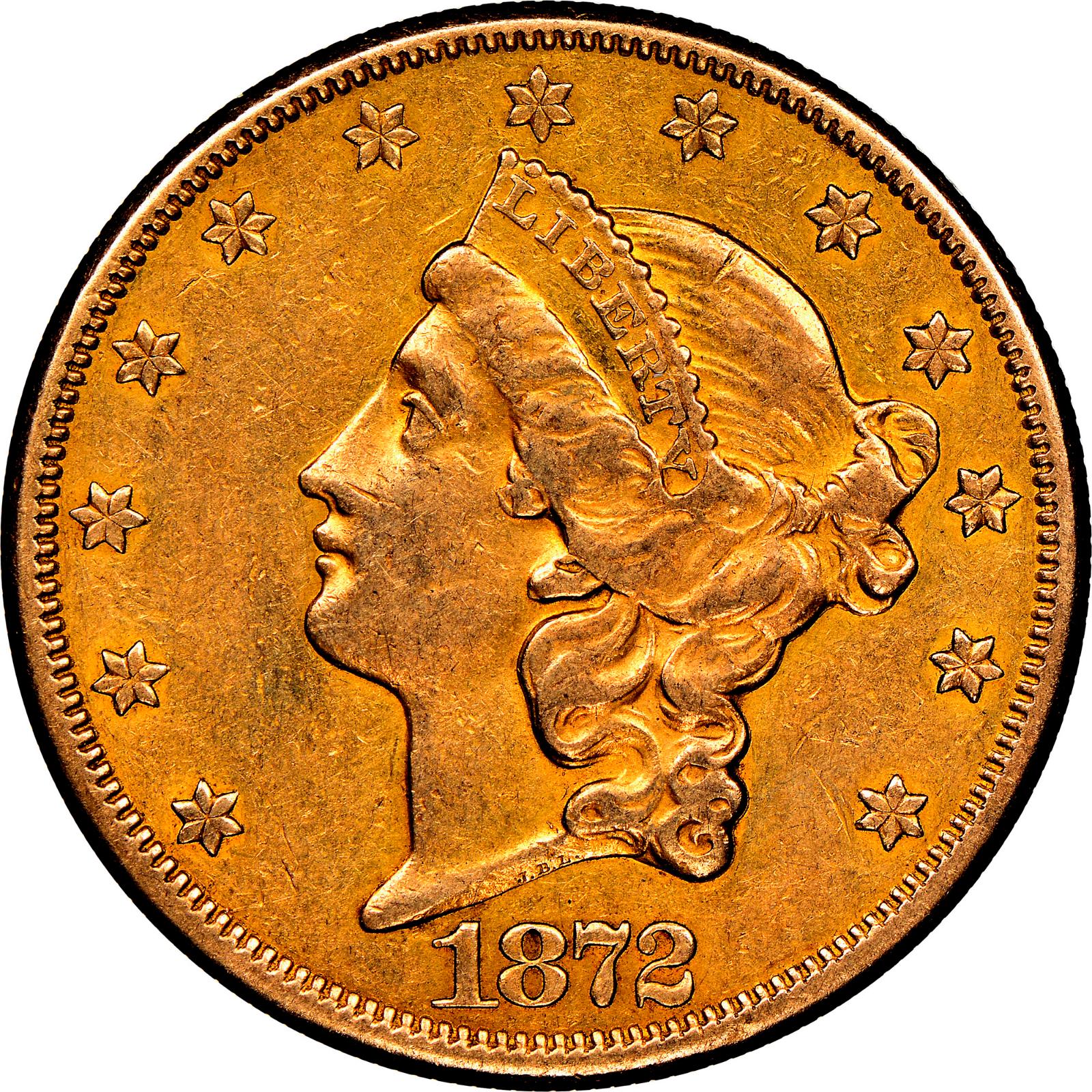 1872 Liberty Head Gold Double Eagle Prices | Ungraded, NGC, PCGS Values
