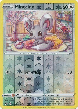 Minccino [Reverse Holo] #146 Prices | Pokemon Sword & Shield | Pokemon Cards