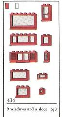 Windows Parts Pack [White] #414 LEGO Set Prices | New, Boxed, Loose Values
