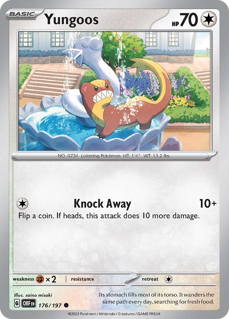Yungoos #176 Prices | Pokemon Obsidian Flames | Pokemon Cards