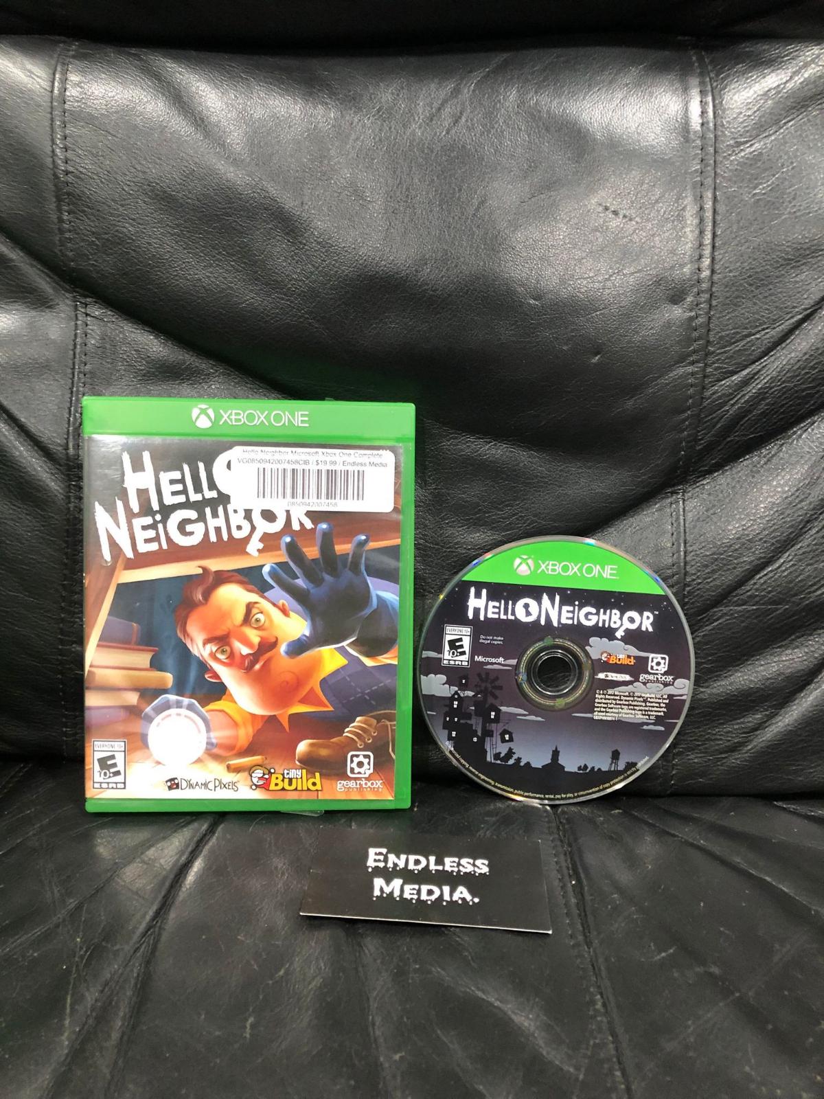 Hello Neighbor | Item and Box only | Xbox One