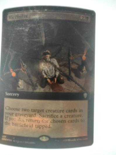Victimize [Extended Art Foil] | Ungraded | Magic Commander Legends