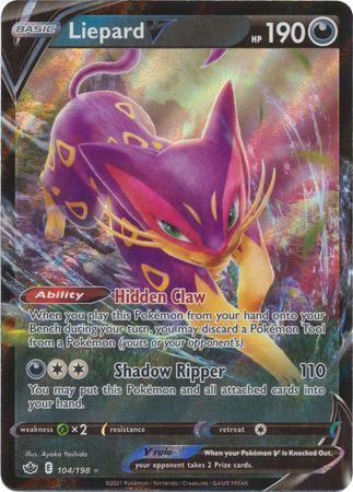 Liepard V #104 Prices | Pokemon Chilling Reign | Pokemon Cards
